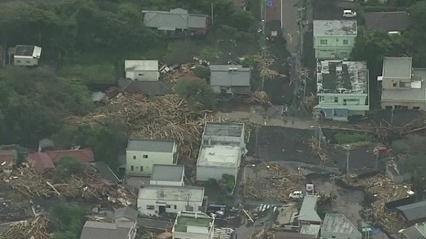 초속40m '위파' 일본 상륙…후쿠시마 오염수 다량 방출 | JTBC 뉴스
