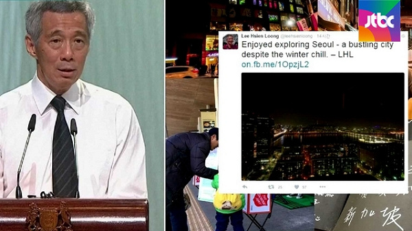 싱가포르 총리 눈에 비친 한국은?…SNS 속 휴가 사진 보니 | JTBC 뉴스