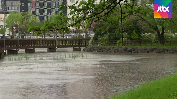 [날씨] 밤사이 전국에 많은 비…중부 최고 80㎜ | JTBC 뉴스