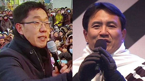 [Talk쏘는 정치] '촛불' 김제동 vs '태극기' 김진태 | JTBC 뉴스