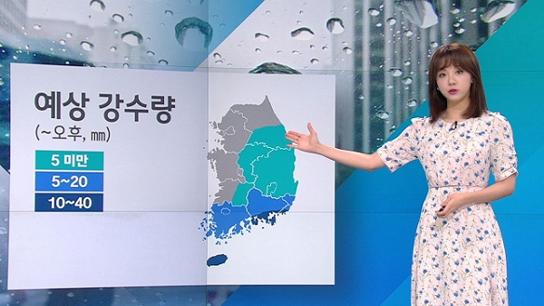 [날씨] 남부 더위 식히는 비…오후까지 남해안·제주 40mm | JTBC 뉴스