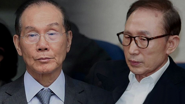 이학수 "다스 소송비 대납"…불리한 증언 나오자 MB '욕설' | JTBC 뉴스