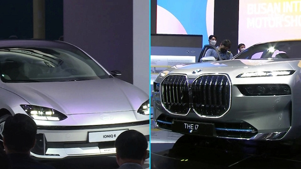 "부산모터쇼 주인공은 나야 나" 현대차 vs BMW 신차 살펴보니 | JTBC 뉴스