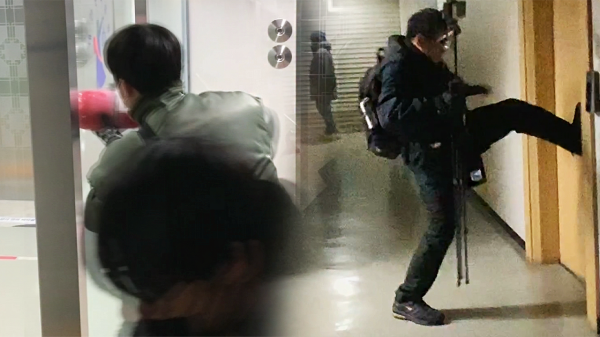 [단독] "판사 어딨어!" 7층 집무실까지 침입…청사 안 폭동 따라 들어간 카메라 | JTBC 뉴스